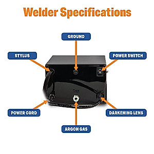 Permanent Jewelry Welder by Sunstone Welders, Orion mPulse 30 with basic ADL, Pulse Arc Permanent Jewelry Welder with Touch Screen Interface