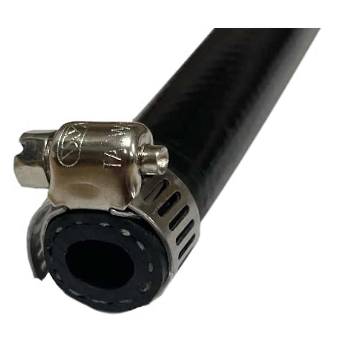 Mr Volcano Secondary Propane Hose for Hero 2 | MVH2P3D | Flare Fitting End Short Hose clamp for easy installation on Burner and Y Splitter