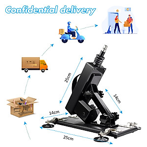 Sex Machine Gun Thrusting Sex Machine Automatic Thrust Dildo Move 400 Times/Minute Speed Adjust Thrusting Dildo Sex Machine for Women and Men Sex Toy with 3XLR Attachments Sex Thrusting Machine