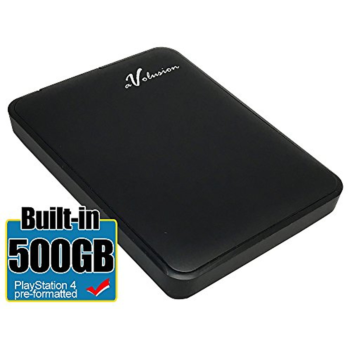 Avolusion 500GB USB 3.0 Portable External Hard Drive (for PS4, Pre-Formatted) HD250U3-Z1-2 Year Warranty