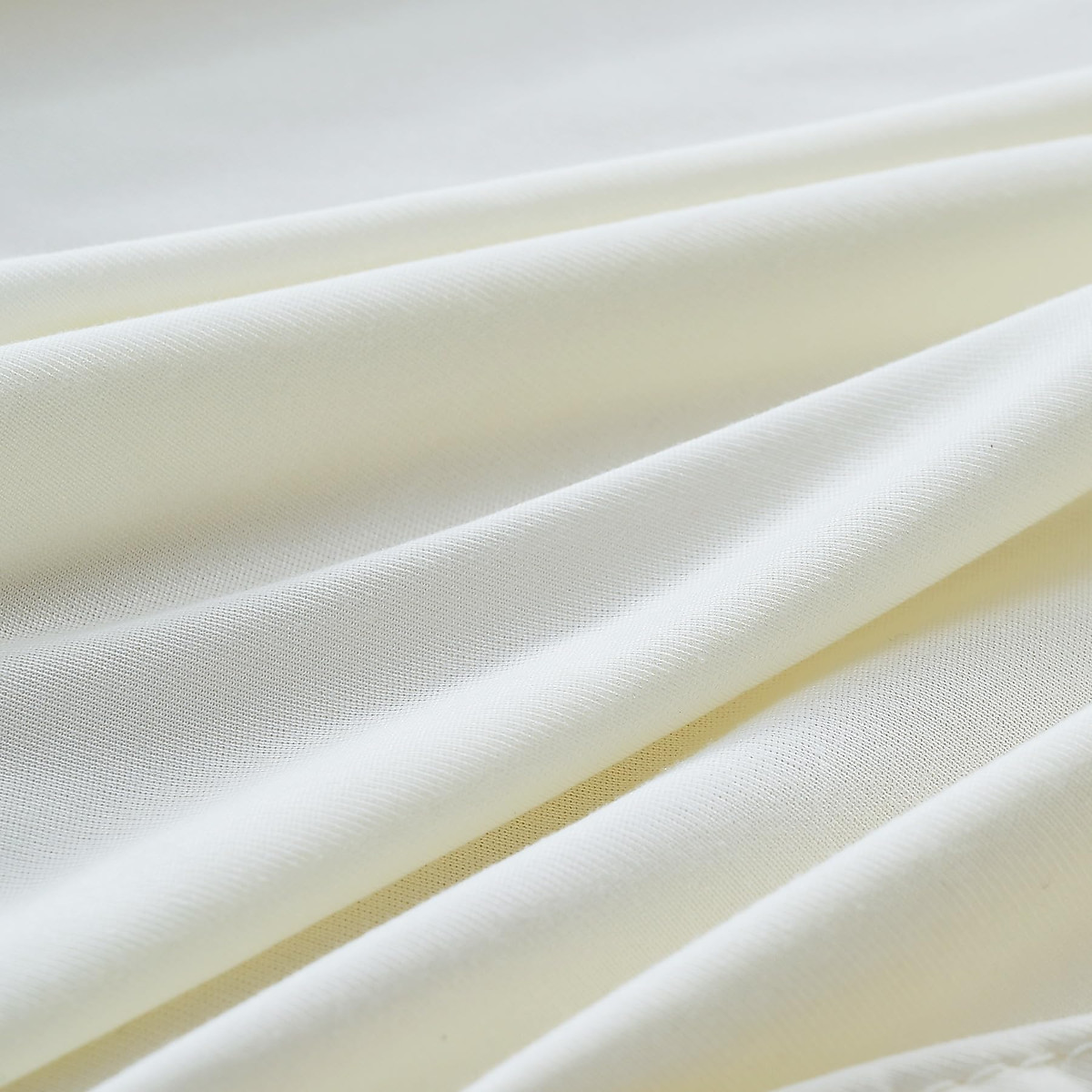 7.2ft Ivory Round Backdrop Cover for 7ft / 7.2ft Circle Stand, Wrinkle Free Stretchy Circle Arch Round Backdrop Cover for Party Wedding Birthday Baby Shower Photography