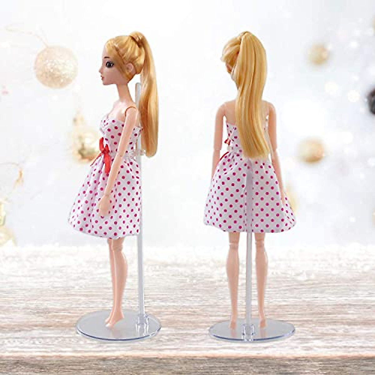 AUEAR, 10 Pack Stands Display Holder Support for 11" to 13" Stent Model Stand Accessories (Transparent)