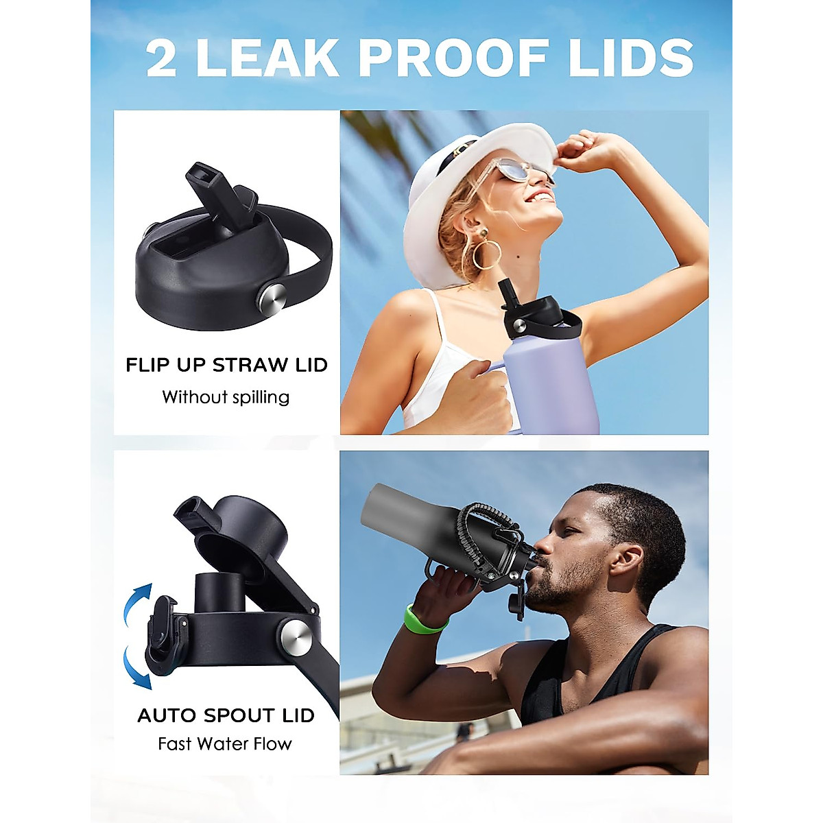 RRYFOUR Dynamic Duo Bundle 32oz Insulated Tumbler that Fits in Cup Holder Combo