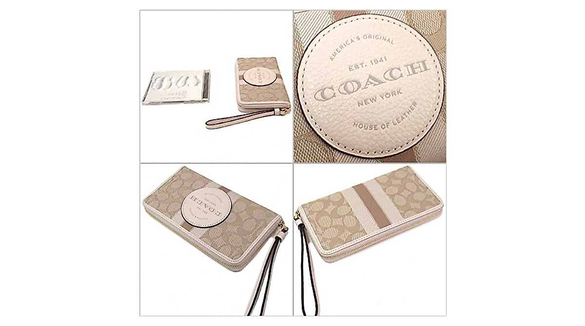 Shop the COACH Dempsey Large Phone Wallet in Signature Jacquard