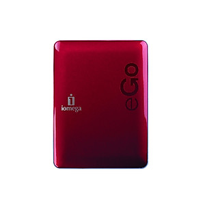 Iomega eGo Compact Edition USB 2.0 1TB Portable External Hard Drive 34882 (Ruby Red)