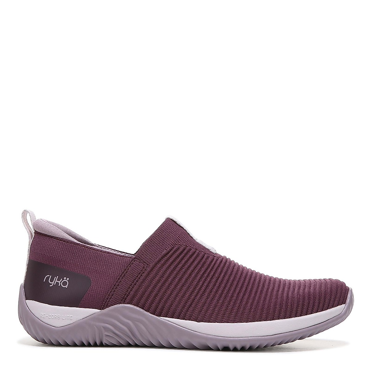 Ryka Women's Echo Knit Slip-On Sneaker Purple Grape 9 W