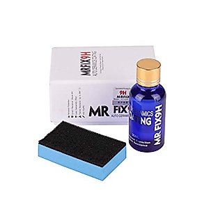Malcm High Gloss Ceramic Car Coating Kit, Anti-scratch Car Polish Exterior Care Paint Sealant 9H Hardness 30ML (1Pcs)