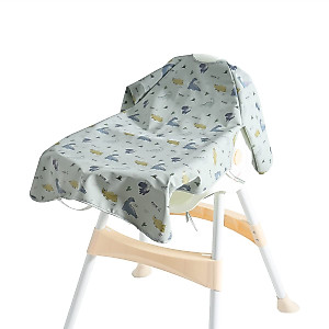 NEHET Coverall Baby Feeding Bibs,Weaning Bibs,Waterproof Long Sleeves Bibs For Baby 6-36 Months Fully Cover Baby & High Chair