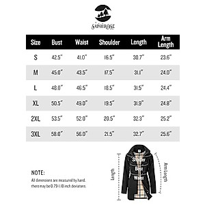 SaphiRose Women's Long Hooded Rain Jacket Outdoor Raincoat Windbreaker(Black,X-Large)