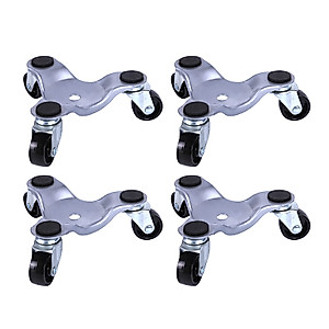MaxxHaul 50535 4-Pack 6" Steel Tri-Dolly, 300 lb. Capacity