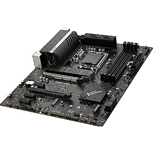 MSI PRO B660-A DDR4 Motherboard (ATX, 12th Gen Intel Core, LGA 1700 Socket, DDR4, PCIe 4, 2.5G LAN, M.2 Slots, USB 3.2)