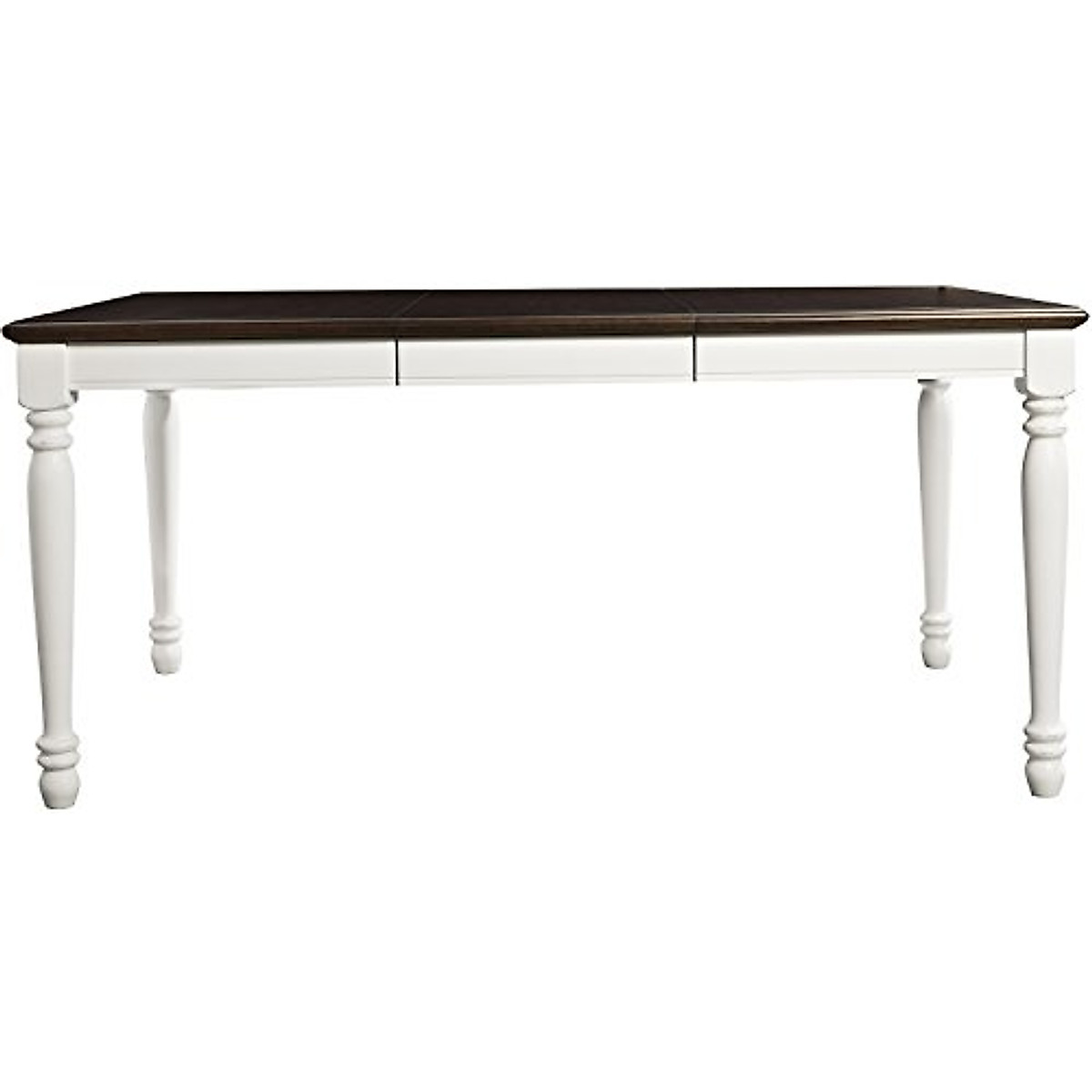 Crosley Furniture Shelby Dining Table, Expandable, Distressed White