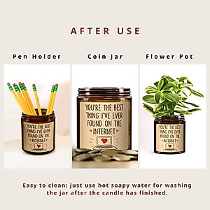 Gifts for Boyfriend, Girlfriend, Husband, Wife - Boyfriend Gifts, Girlfriend Gifts, Couples Gifts - Anniversary Birthday Gifts for Women, Men - Romantic Gifts for Him, Her - I Love You Scented Candle