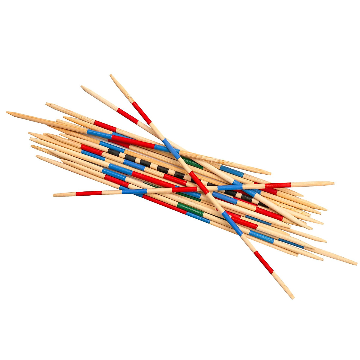 BSIRI Mikado Wooden Pick Up Sticks Classic Kids Board Game for Adults and Teens in Family and Children Board Games for Kids 7 and Brain Teasers of Mathematics Fun Table Games