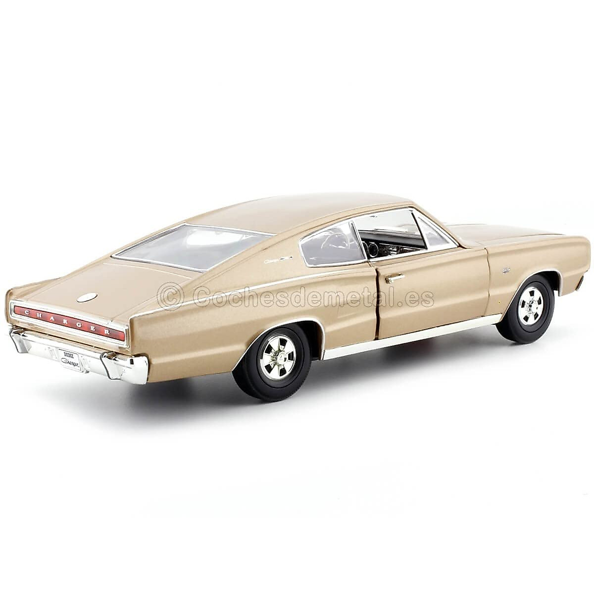 Road Signature 92638brnz 1-18 Scale 1966 Dodge Charger Bronze Metallic Diecast Model Car
