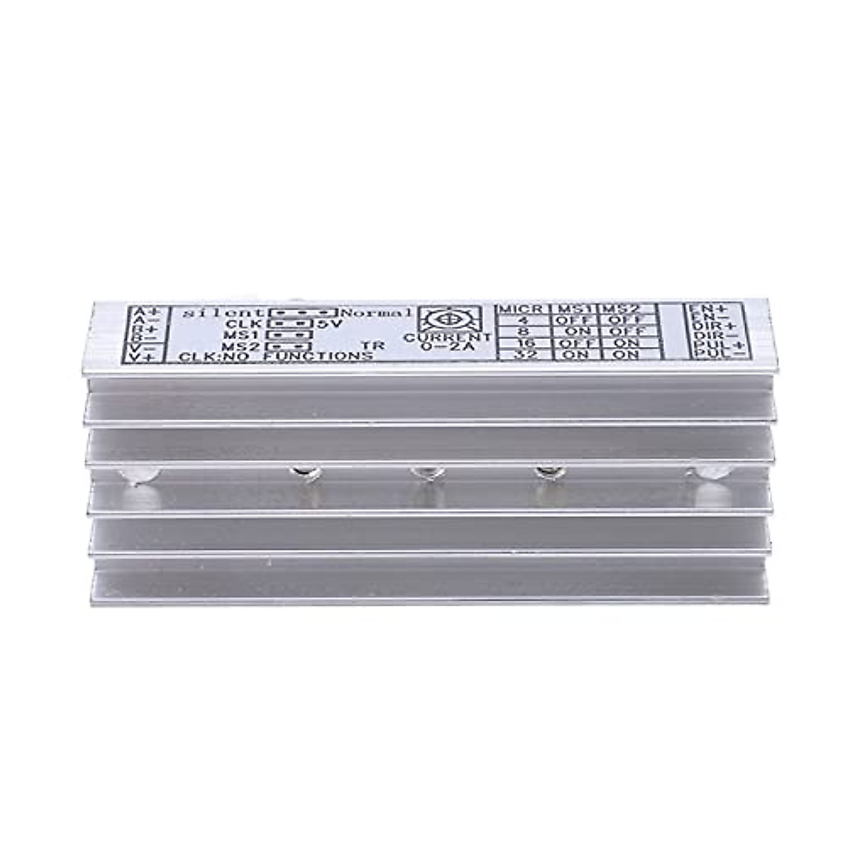 YYQTGG Stepper Motor Driver Module, Stepper Motor Driver Lightweight Long Service Life High Integration Level Small Size Foolproof for Accurate Devices