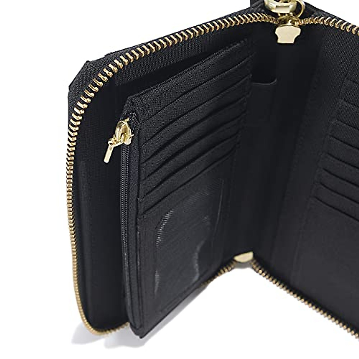 Carhartt Mono Sling Backpack, Unisex Crossbody Bag for Travel and Hiking, Black & Women's Rugged Canvas Wallets, Available in Multiple Styles & Colors, Nylon Duck Lay-Flat Clutch (Black), One Size