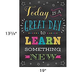 Teacher Created Resources Chalkboard Brights Positive Poster Pack (TCR6658)