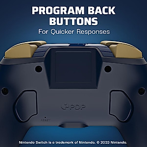 PDP Rematch Enhanced Wireless Nintendo Switch Pro Controller - Rechargeable Battery Powered, Link Hero (Glow in The Dark)
