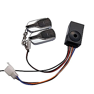Bike Fender Bike Alarm System 36V 48V 60V 72V with Two Switch for Electric Bicycle/Scooter Motorcycle Tricycle e Bike/brushless Controller Mud Guards
