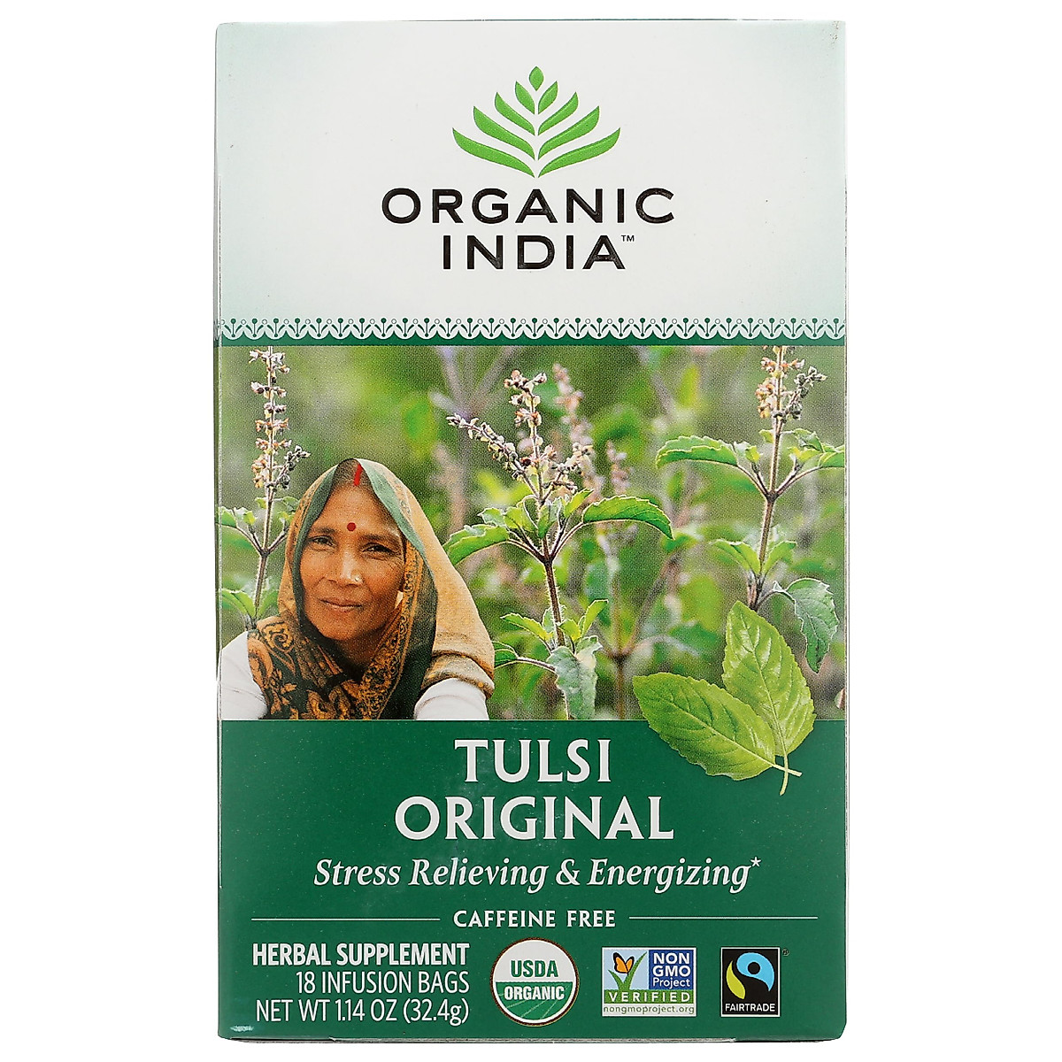 Organic India Tulsi, Original, 18 Count Box