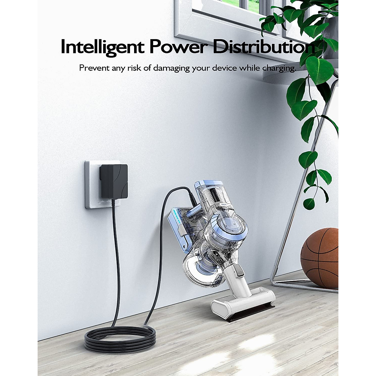 26V Charger Fit for TINECO A10 A11 Master Hero Dash Floor ONE S3 S5 iFLOOR 3 Series Pure ONE X Wet Dry Smart Cordless Vacuum Cleaner Power Supply Adapter Cord for YLS0241A-T260080