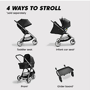 Baby Jogger City Mini 2 Lightweight 3-Wheel Stroller Storm Blue