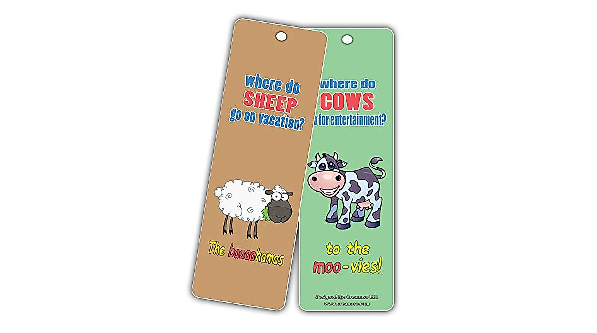 Funny Bookmarks for Kids: 60 Silly Jokes & Learning Fun
