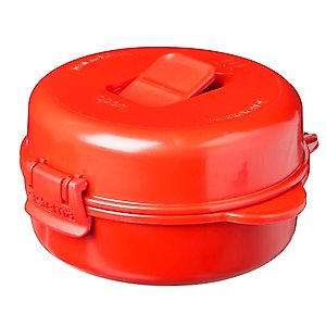 Sistema Red Polypropylene 'Easy Eggs' Microwave Dish