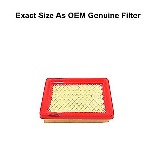 MOWFILL 2 Pack 951-15245 Air Filter Replace for MTD 951-15245 751-15245 Cub Cadet 490-200-M065 Fits 159cc 1X65 5X65 6X65 8X65 Engines, 196cc 5X70 6X70 7X70 Engines SC 700 E Self Propelled Lawn Mowers