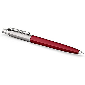 Parker Jotter Originals Ballpoint Pen, Classic Red Finish, Medium Point, Blue Ink, 1 Count
