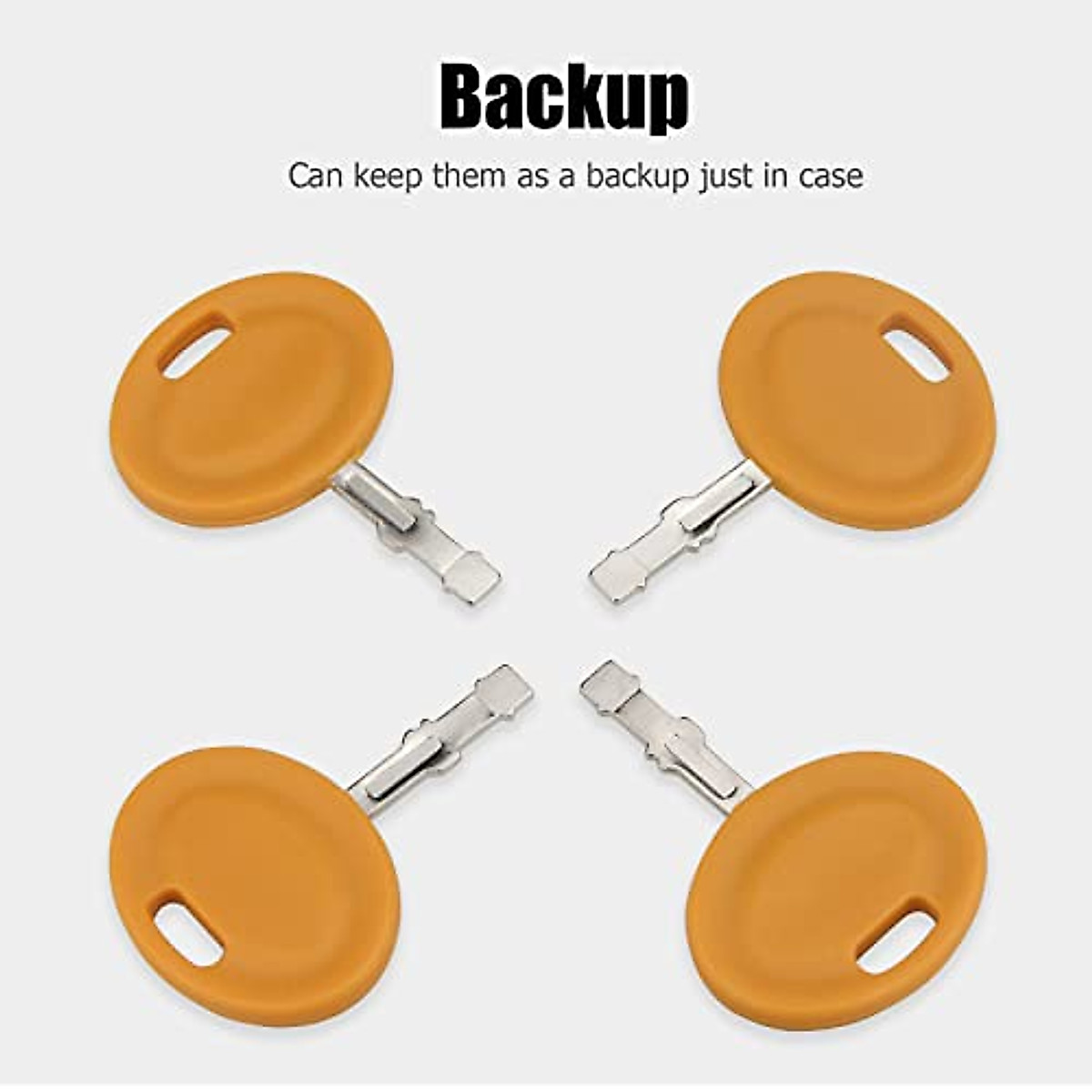 Key Replacement for Cub Cadet XT1 ZT1 LT LTX Troy Bilt Lawn Mower Craftsman MTD Riding Mower Replace 925-2054A 925-1745A 625-05000 625-05002, 4-Pack