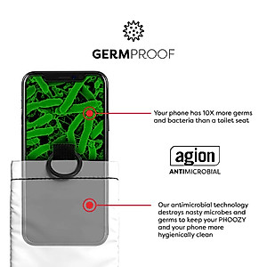 PHOOZY Apollo II Thermal Phone Case with AGION Lining and Keyring + Cross Body Strap for Easy Carry of The Apollo