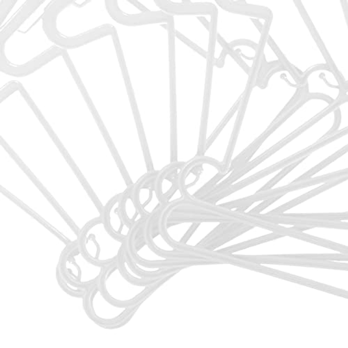 ULTECHNOVO Hangers 100 Pack Kids Hangers 10 Pcs Baby Hangers for Closet Non Laundry Infant Pant Hangers Shirt Coat Hanger for Nursery Toddler Clothing Hangers White Hangers 100 Pack Hangers 50 Pack