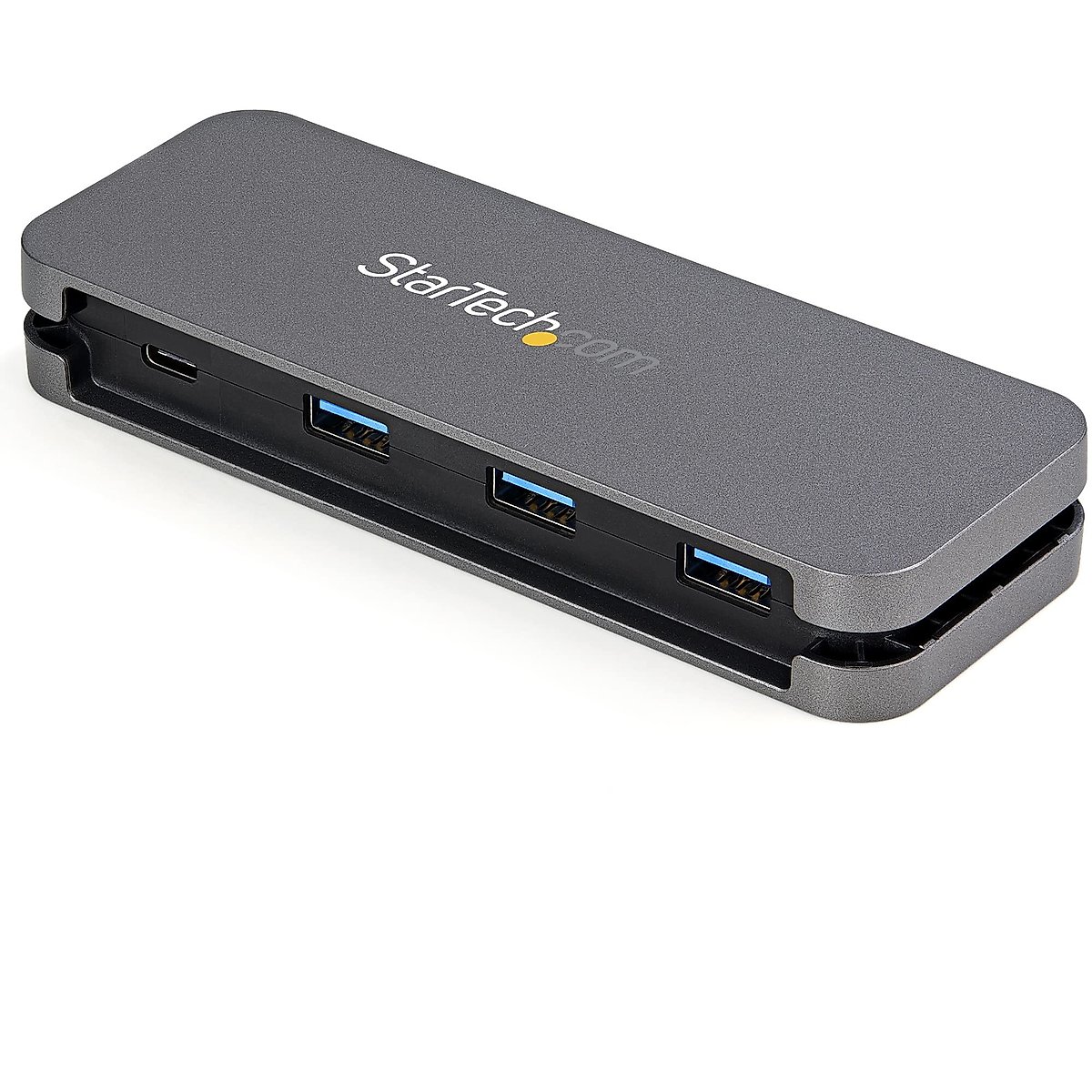StarTech.com 4 Port USB C Hub - 3X USB-A/1x USB-C - 5Gbps USB 3.0 Type-C Hub (3.2/3.1 Gen 1) - Bus Powered - Portable USB-C to USB-A Adapter Hub - 11.2" (28.5cm) Cable w/Cable Management (HB30CM3A1CB)