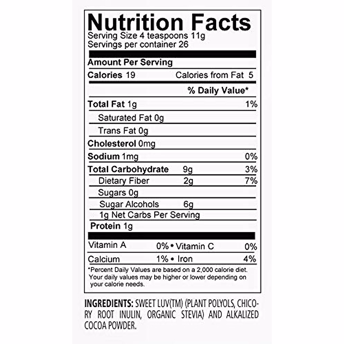 Sugar Free Drinking Hot Chocolate - Stevia Sweetened, Keto 1g Net Carb Gourmet Hot Cocoa Mix - Gluten Dairy Free, Vegan Non-GMO Low Carb Paleo Ketogenic Diabetic Friendly Snack 10 oz