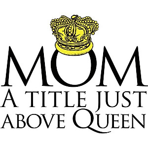 CafePress MOM A Title Just Above Queen Mug Ceramic Coffee Mug, Tea Cup 11 oz