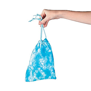 Adorox 12 Bags of Tie-dyed Camouflage Drawstring Tote Bags Party Favors Arts & Crafts (Assorted (12 Bags))