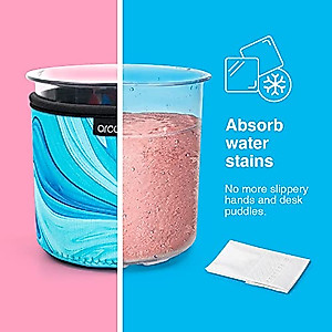 Arcoolor Ice Cream Neoprene Sleeve, Reusable Insulated Sleeves for Ninja Creami Pints, Compatible with NC301 NC300 NC299AMZ Series Ice Cream Maker Containers -Containers not Included (Mix, 4 Pack)