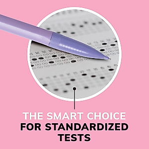 BIC Xtra Smooth Mechanical Pencils (MPNP24-BLK), Medium Point (0.7mm), Fun Pastel Color Pencils, Back to School, 24 Count