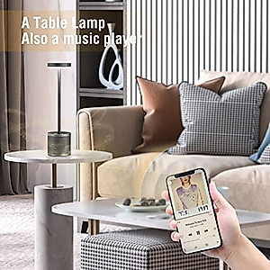 JALVDE Rechargeable Desk Lamps LED Light Battery Dining Lamp, Outdoor Decorative Task Lights for Restaurant, Dinner, Patio