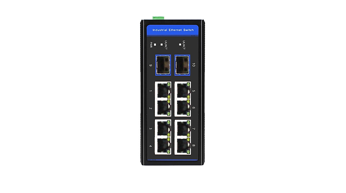 HGW-802SM-PSE - 8X RJ45 + 2X SFP Ports Gigabit Ethernet Managed PoE ...