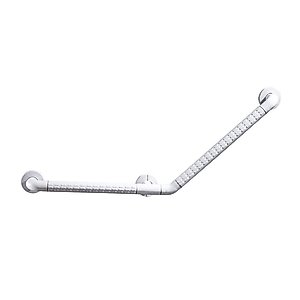 Shower Handicap Grab Bars for Bathroom Wall, Curved Support Grab Bar, Stainless Steel Safety Rail Bathtub Anti-slip Handrail Stairs Kitchen Auxiliary Straight Grab Bar Elderly Disabled Pregnant Women