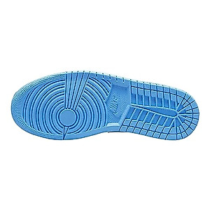 Nike Air Jordan 1 Low Men's Black/Black-University Blue 553558-041 - Size 11.5