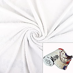 Valporia Gifts for Mom from Son Valentines Day Gifts for Mom Mom Gifts for Birthday from Husband Presents for Mom Who Has Everything Fuzzy Fleece Blanket with Letter Warm Soft