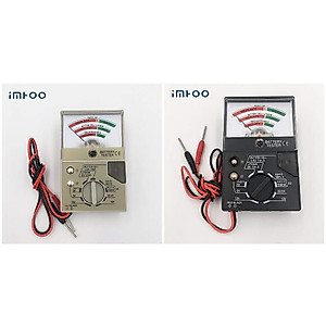 Battery Tester with Meter Electric Voltage Tester for AA AAA C D N Button Cell Batteries Battery Tester Checker
