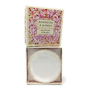 Greenwich Bay Trading Co. Dusting Powder, 4 Ounce, Rosewater & Jasmine - 2 PACK