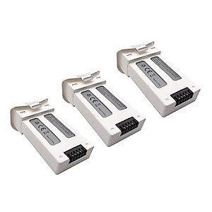High-Performance Battery Backup 3.7V 1000mAh Lithium Battery for SJRC S20W T25 Four-axis Drone Spare Parts Remote Control Aircraft Rechargeable Battery-3PCS (Color : 3pcs)