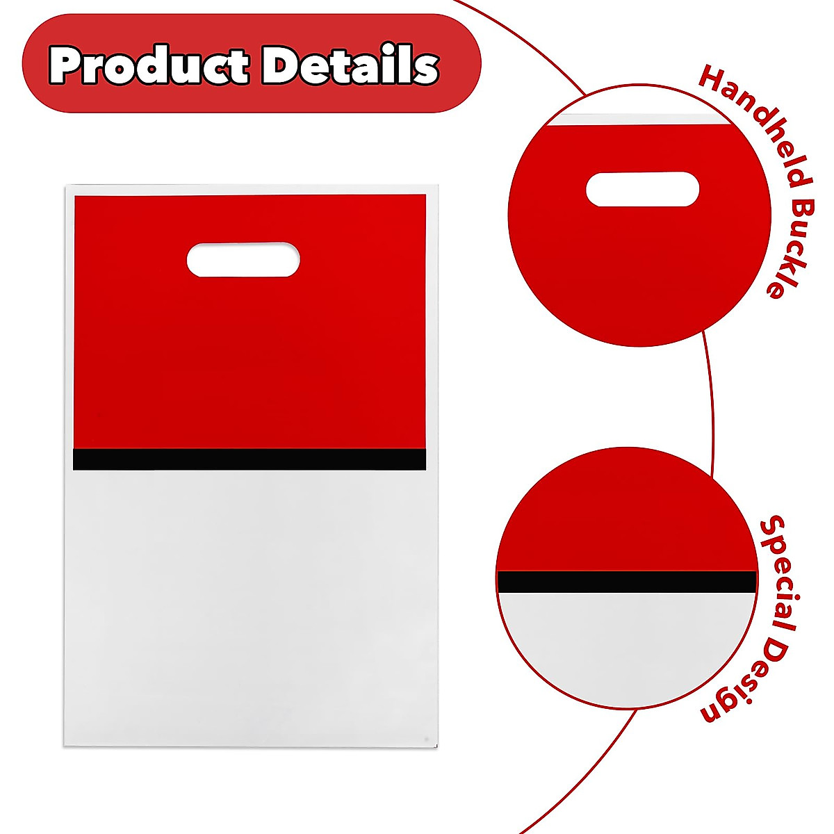 Haikole Candy Gift Bags 40 pcs cartoon Animation Party Gift Bags, Video Game Red Cartoon Ball Party Gift Bags,Cartoon Ball Bags Kids Adults Birthday Party Decorations (A-Red Cartoon), ax1011ktdz-1