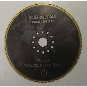 Bosch O1070382R OSC212TC 2-1/2" Titanium Bi-Metal Circular Saw Blade Swiss Bulk